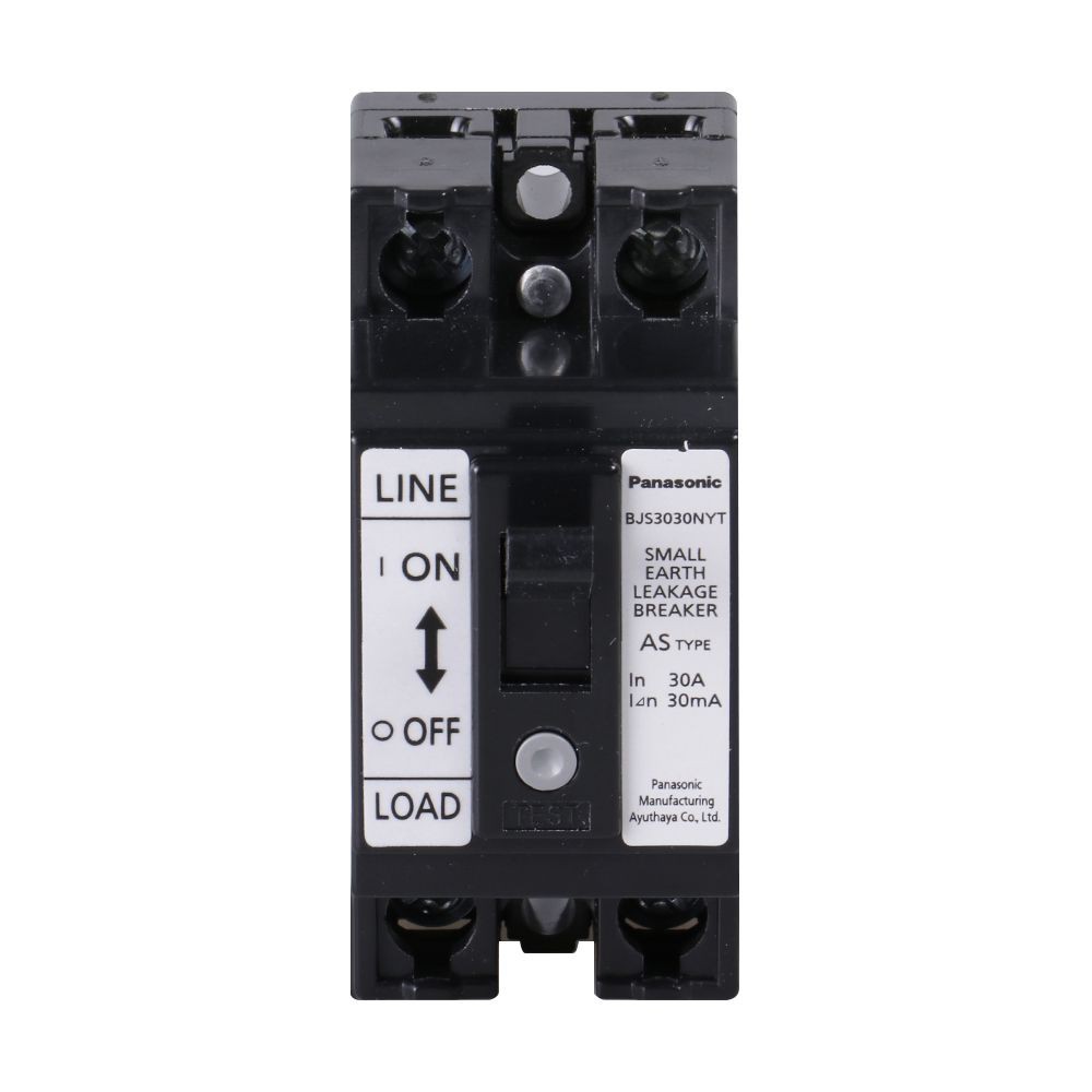 Breaker EARTH LEAKAGE BREAKER PANASONIC SB-E25L 2P BLACK Circuit ...
