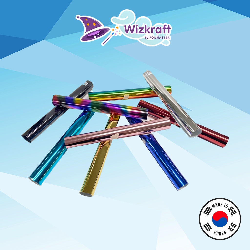 เฟล็กติดเสื้อ Wizkraft FLEX SPECIALS [เฟล็กเงินทองเงา โฮโลแกรม กากเพชร สะท้อนแสง เฟล็กรุ้ง เรือง ...