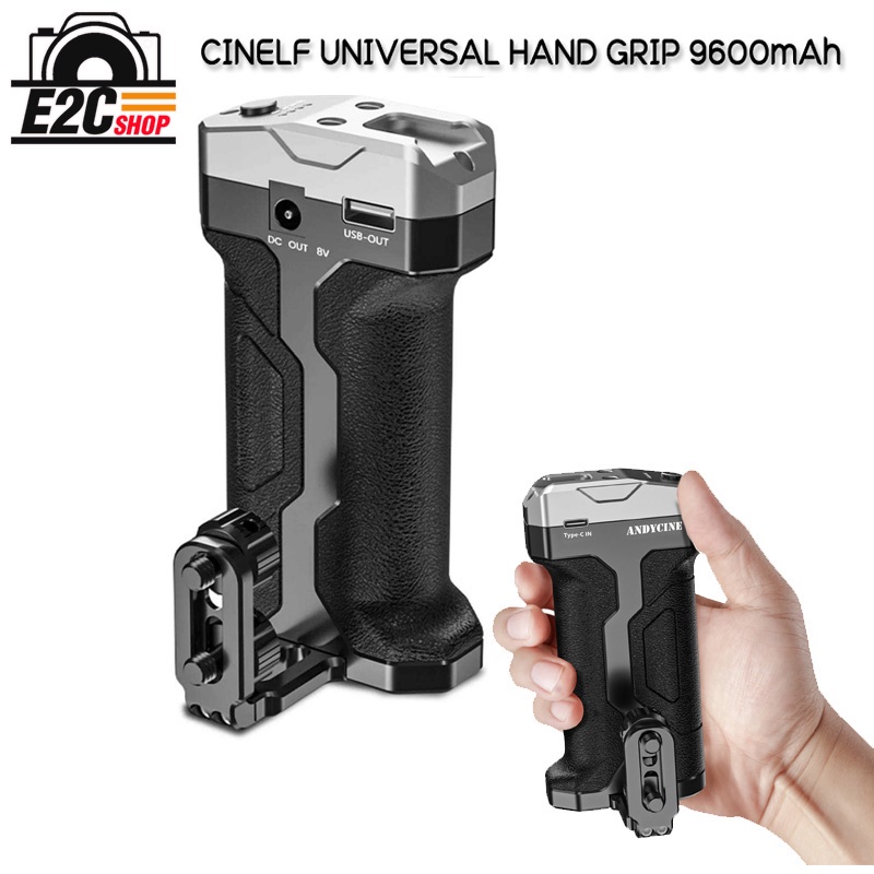 CINELF Universal Rechargeable Battery Hand Grip 9600mAh สำหรับอุปกรณ์ ...