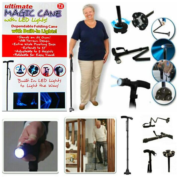 Magic Cane ไม้เท้า ไม้เท้าช่วยพยุง ไม้เท้าคนแก่ ไม้เท้าสำหรับผู้สูงอายุ ...