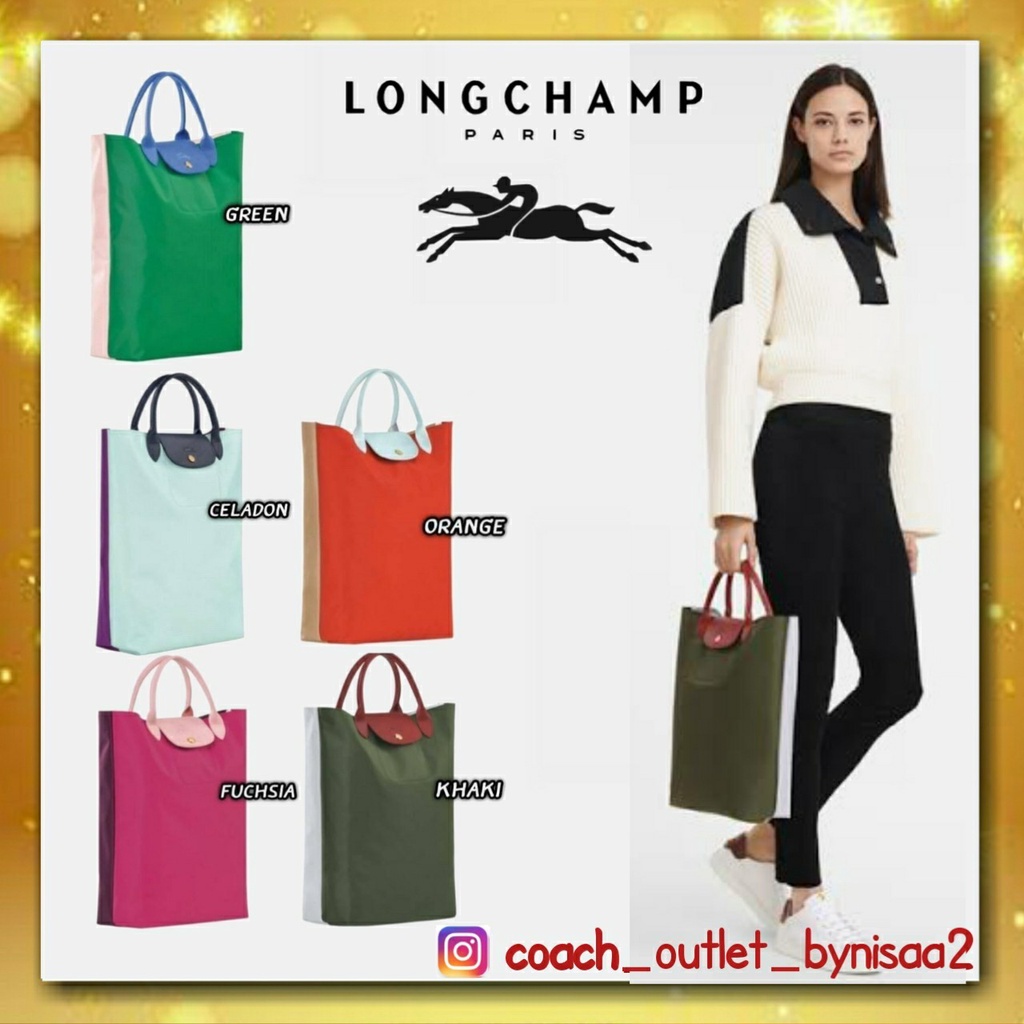 LONGCHAMP LE PLIAGE RE-PLAY Top handle bag | Shopee Thailand