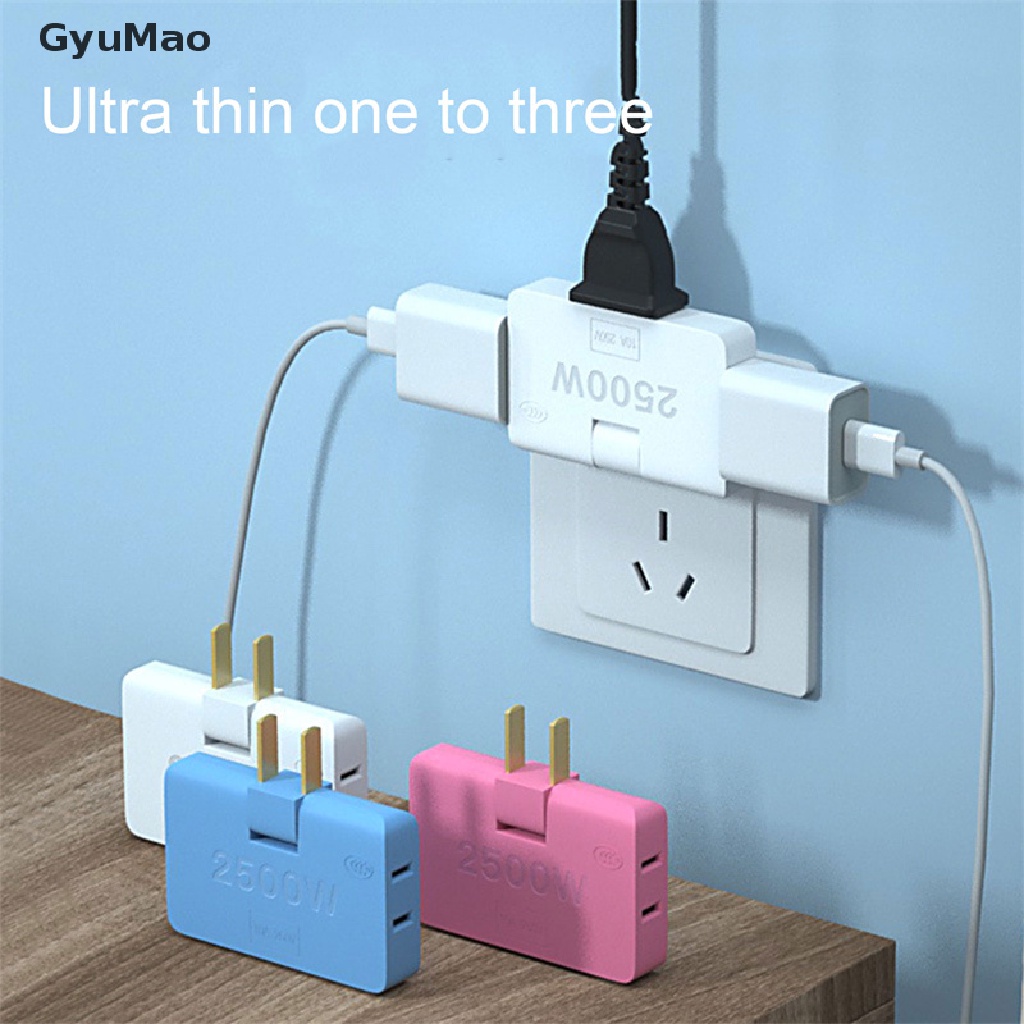 [cxGYMO] Rotatable Socket Converter One In Three 180 Degree Extension ...