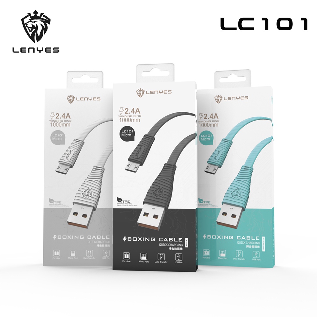 สายชาร์จ Lenyes USB รุ่น LC101 | Shopee Thailand