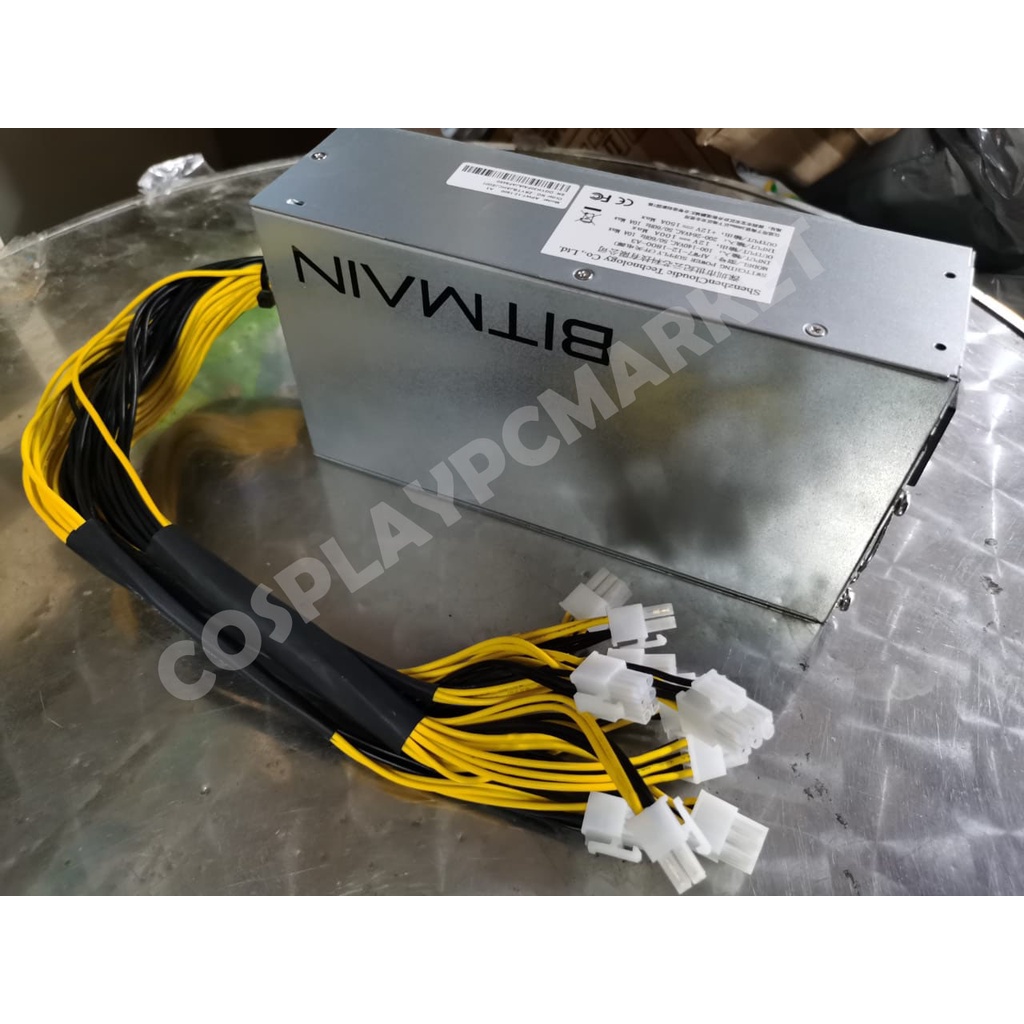 ใหม่ Bitmain พาวเวอร์ซัพพลาย 1800W APW7 PSU 2000W PSU สําหรับ Antminer S9 Z9 L3+ T9+ L3 ...