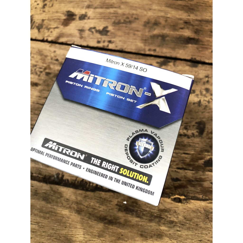 ลูกสูบMitron-X ( ครบชุด ) ( สลัก14มิล ) ของแท้ ขนาด57-66มิล ( ลูกสูบไมต ...