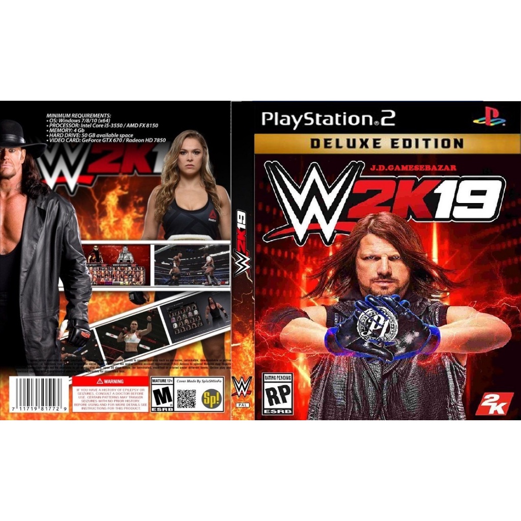 แผ่นเกมส์ PS2 WWE 2K19 คุณภาพ ส่งไว (DVD) | Shopee Thailand