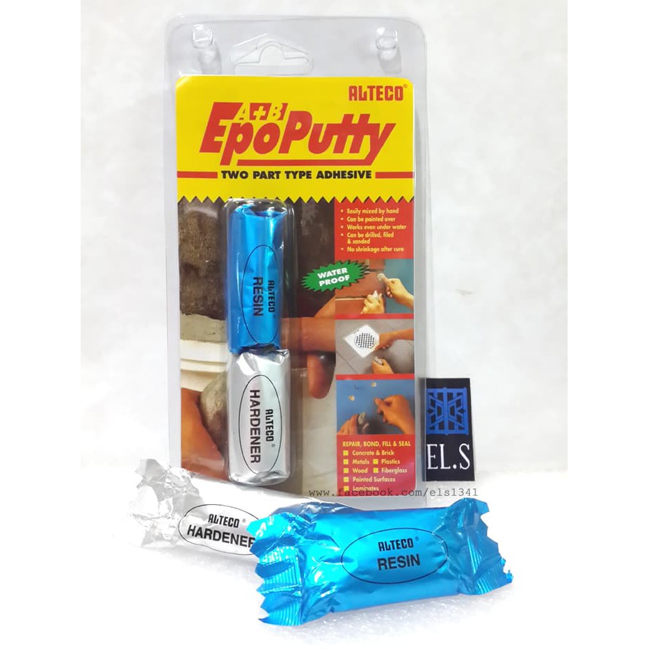 ALTECO Epo Putty กาวมหาอุด epoxy putty A+B 2TON | Shopee Thailand