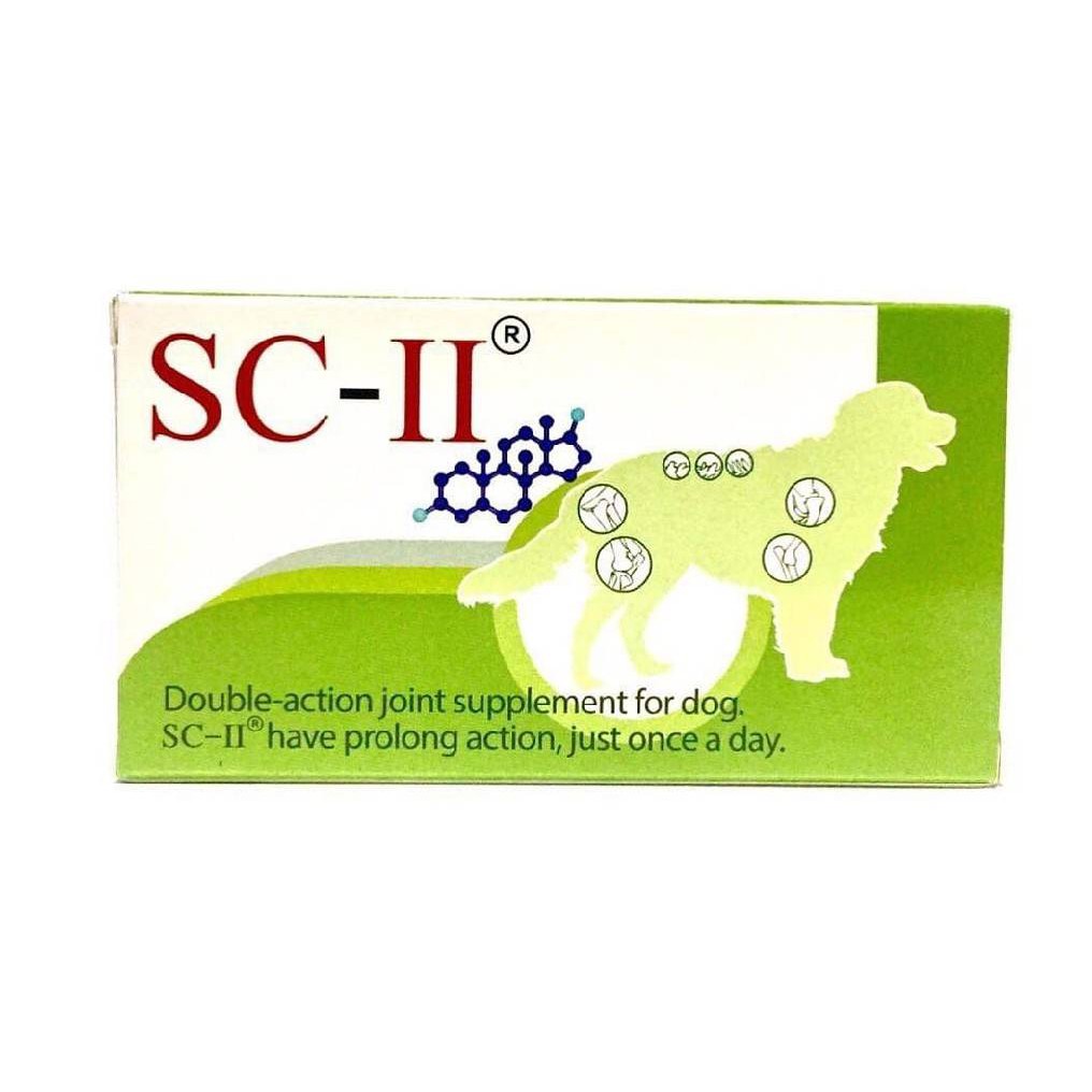 SC-II joint(หมดอายุ03/2025) อาหารเสริมบำรุงข้อ สำหรับสุนัข 1กล่อง บรรจุ ...