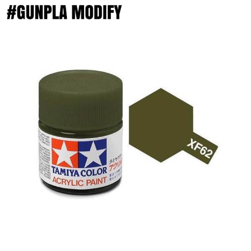TAMIYA XF61 XF62 XF63 สีสูตรอะคริลิค ชนิดสีด้าน Acrylic 10 ml | Shopee ...