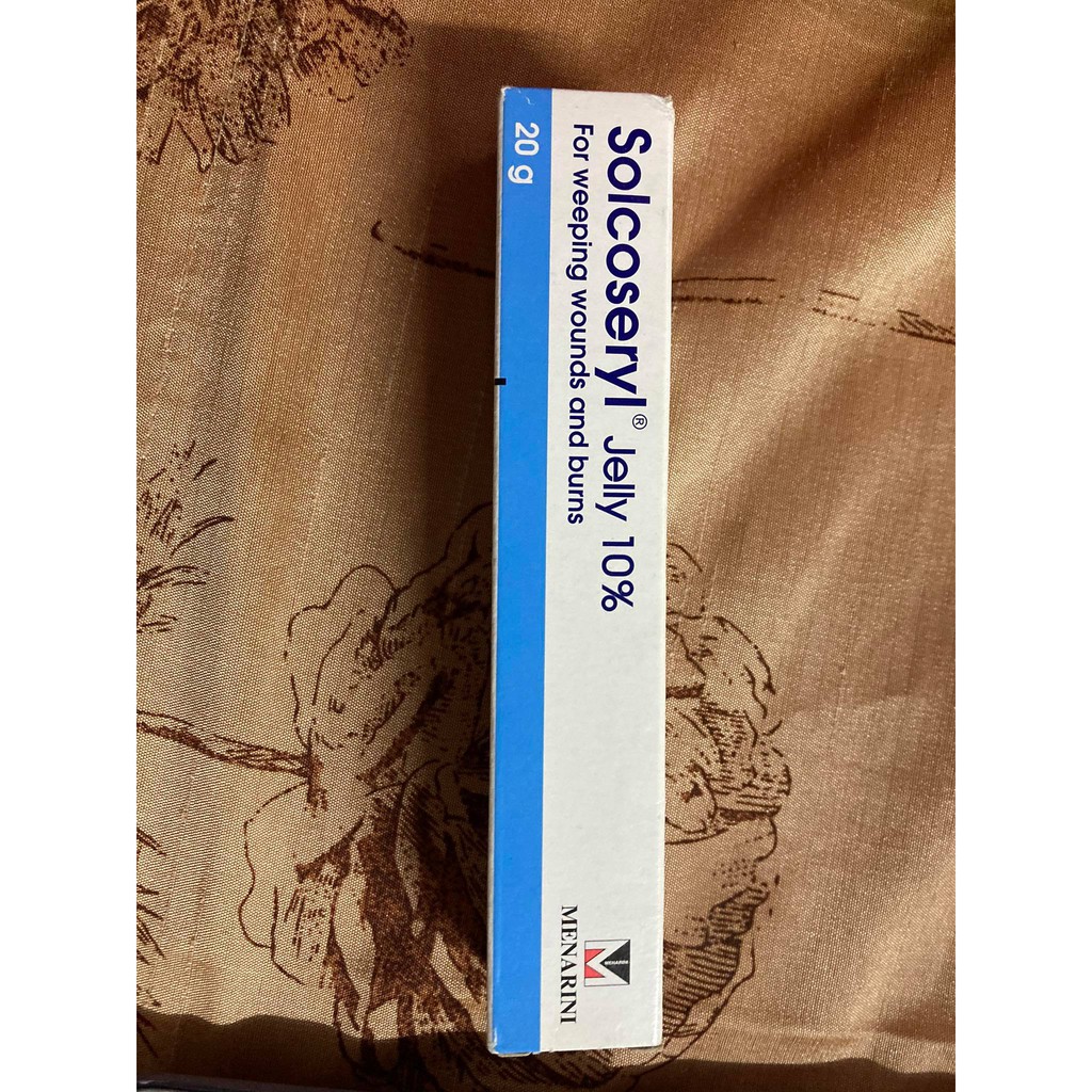 Solcoseryl Jelly 10% 20g ซอลโคเซอริล สำหรับแผลไฟไหม้ น้ำร้อนลวก แดดเผา ...