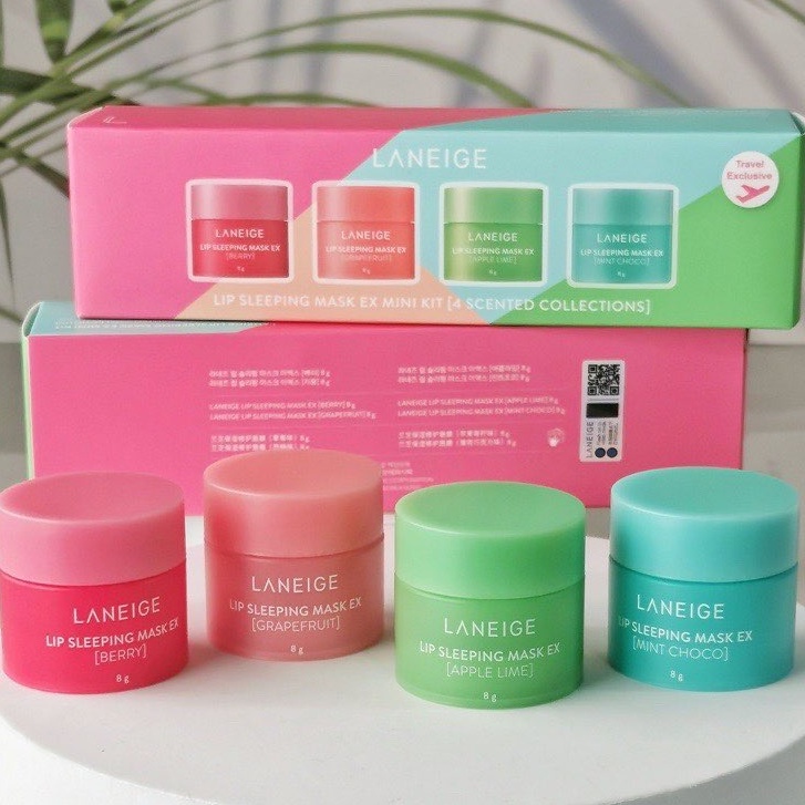 ลาเนจ ลิป Laneige LANEIGE Lip Sleeping Mask Mini Kit (4 Scented ...