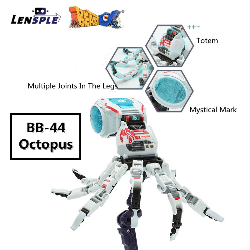 New Transformation 52TOYS BEASTBOX BB-44 Oldone Octopus BB44 Action ...