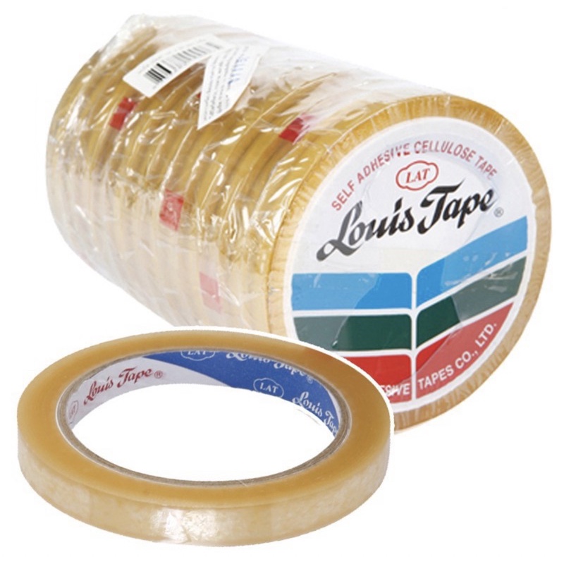เทปใส “Loius Tape” (1/2, 3/4, 1 นิ้ว) ยาว 72 หลา | Shopee Thailand
