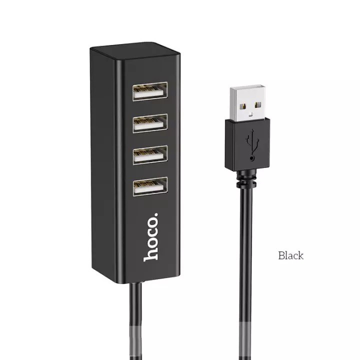 USB adapter 4ช่อง Hoco HB1 สายต่อพ่วงคอม โน้ตบุค สำหรับเสียบยูเอสบี ...