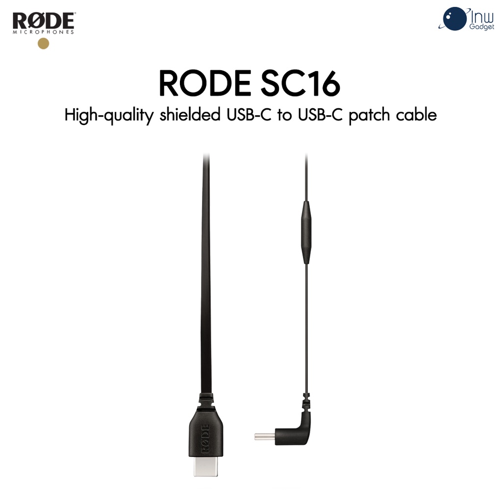 Rode SC16 USB-C to USB-C Cable 30cm ศูนย์ไทย | Shopee Thailand