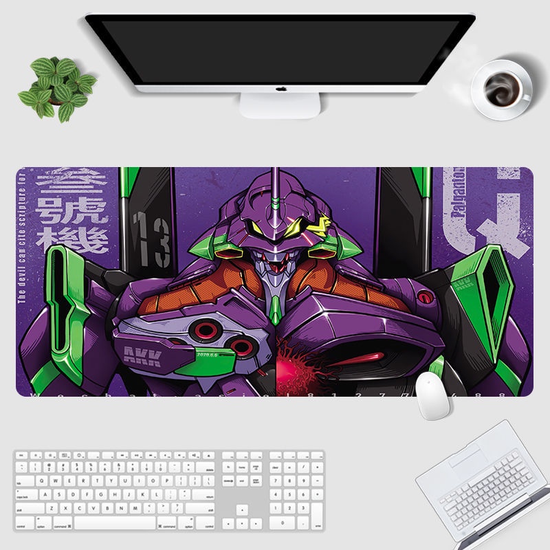 【COD】Evangelion แผ่นรองเมาส์ EVA แผ่นรองเมาส์ขนาดใหญ่ Evangelion แผ่น ...
