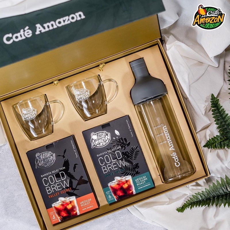 amazon cold brew set เซ็ตทำกาแฟสกัดเย็นคาเฟ่ อเมซอน | Shopee Thailand