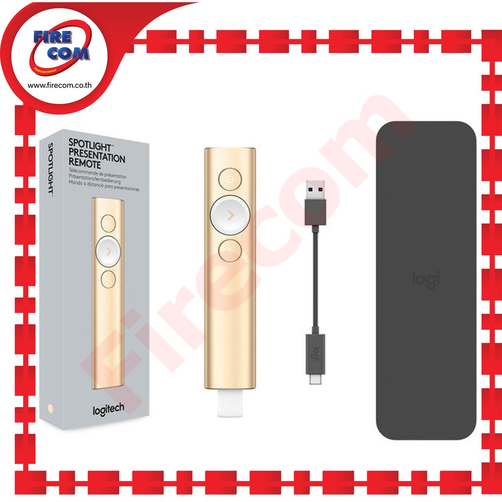 พรีเซนเทชั่นรีโมท MOUSE Logitech Spotlight Presentation Remote ประกันศูนย์ 1ปี ของแท้ สามารถออก ...