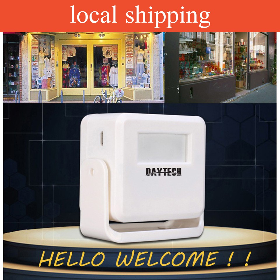 🔥ส่งไวจากไทย🔥Daytech เซ็นเซอร์กระดิ่ง ยินดีต้อนรับไร้สาย สำหรับร้านค้าทั่วไป | Shopee Thailand