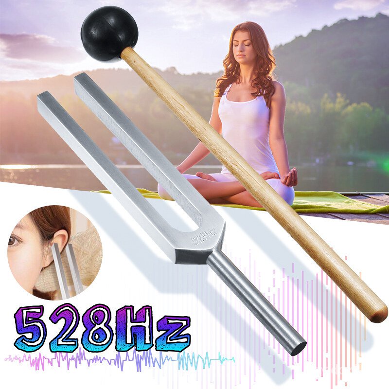 จูนเนอร์ Tuning Fork 528 C 528 Hz พร้อมตะลุมพุก COD | Shopee Thailand