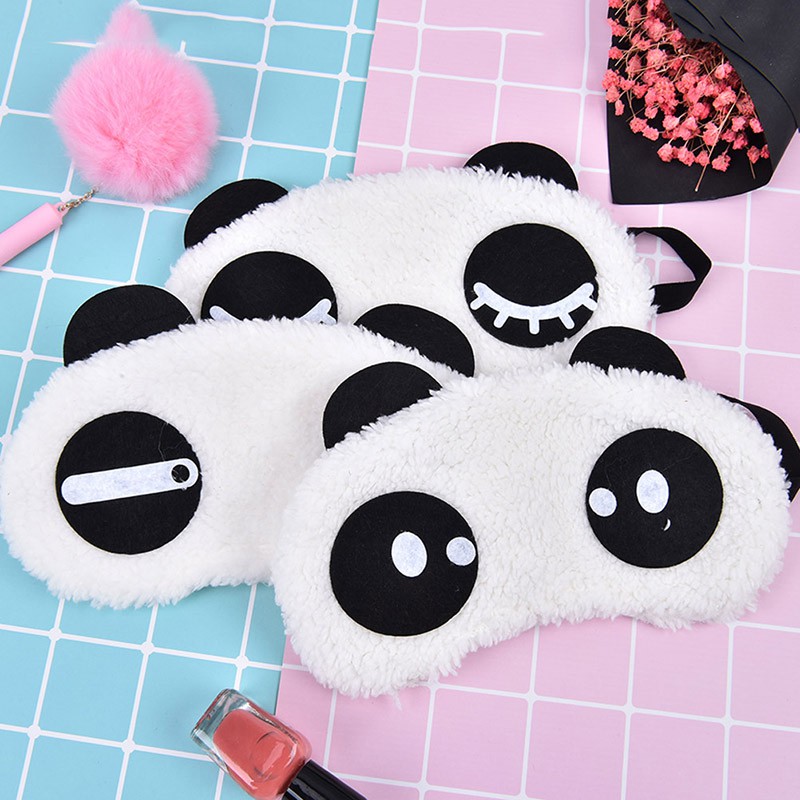 Panda Sleeping Eye Mask Travel Sleep Cover Eyes Masks | Shopee Thailand
