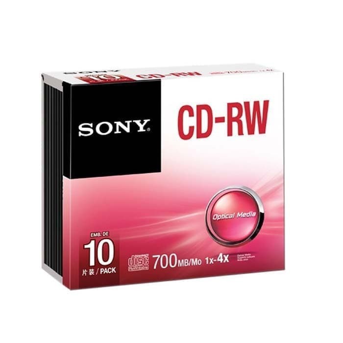 เคส Sony CD-RW 700MB 10 | Shopee Thailand