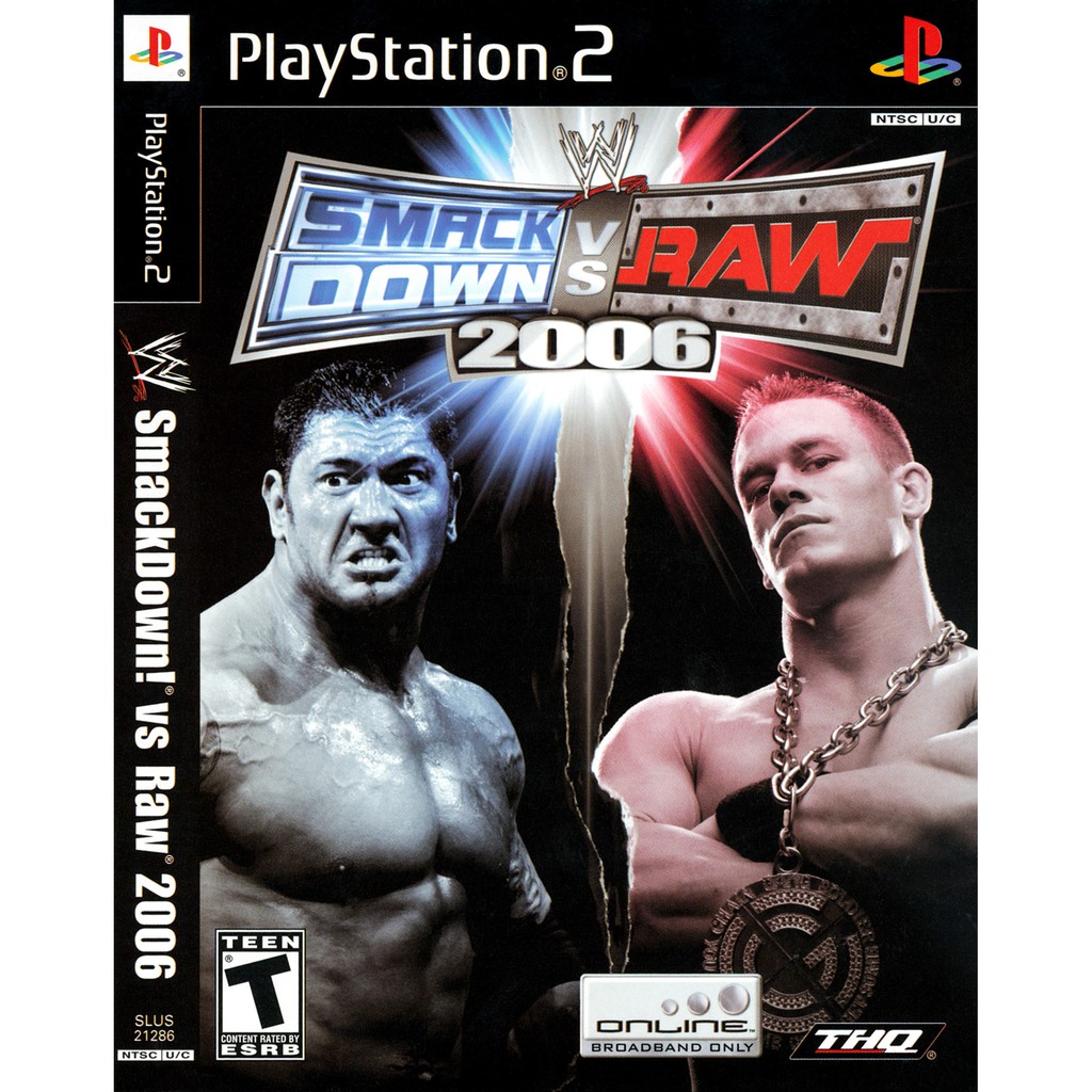 แผ่นเกมส์ WWE SmackDown vs. Raw 2006 PS2 Playstation2 คุณภาพสูง ราคาถูก ...