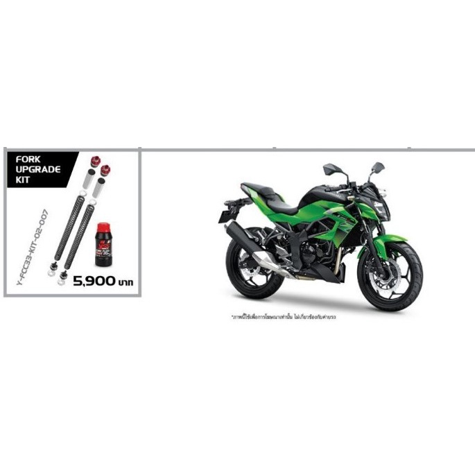 Yss Fork Upgrade Kawasaki Ninja 250 250SL 300 / Z250 Z250SL Z300 ** Pre ...