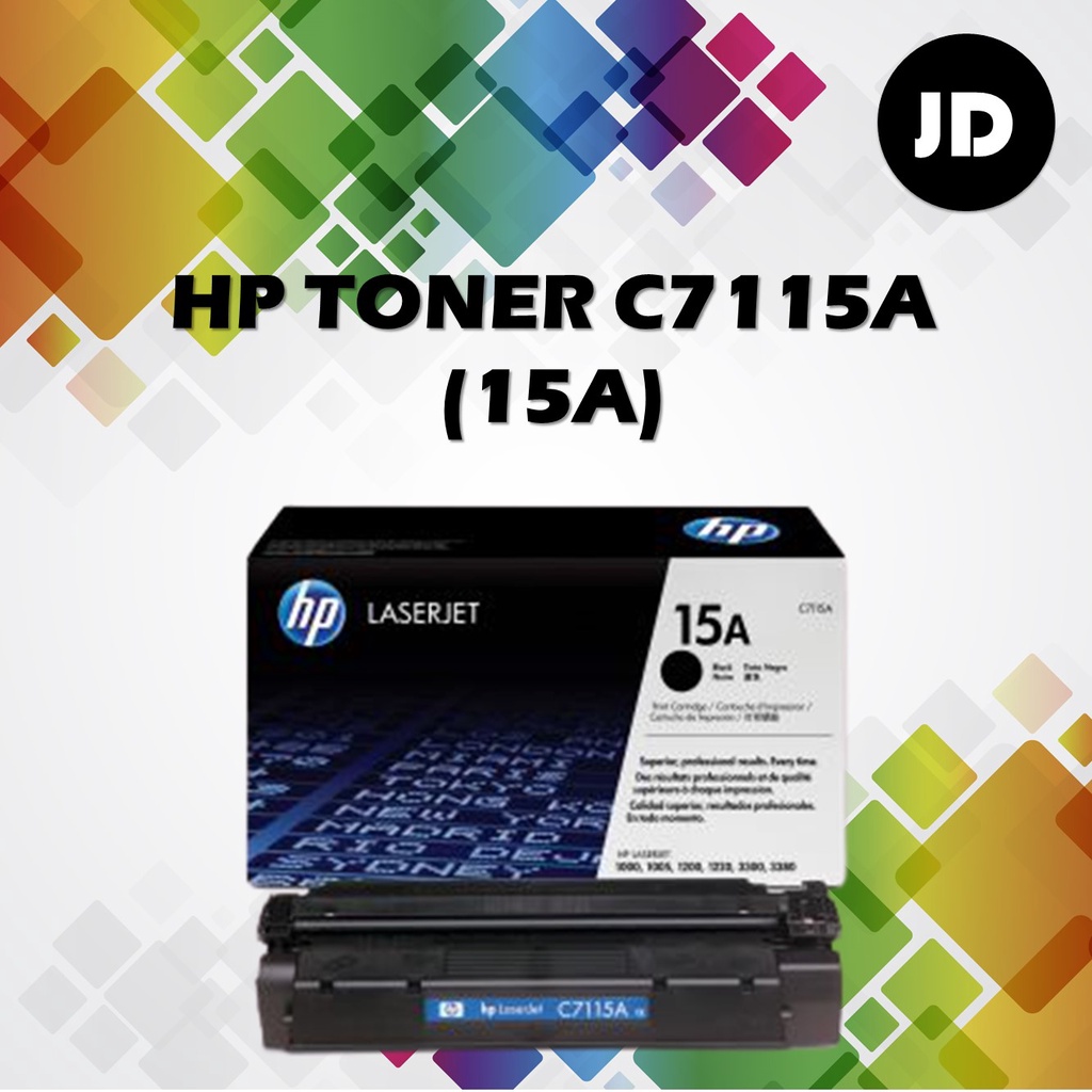 HP 15A / C7115A Black Original LaserJet Toner Cartridge ASIC | Shopee ...