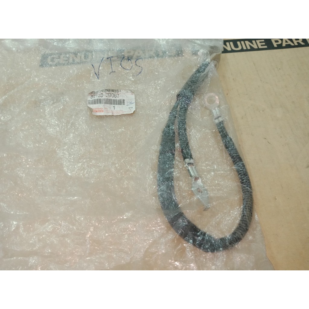 82123-0D060 สายไฟขั้วลบ VIOS ปี 2002 ของแท้ เบิกศูนย์ โตโยต้า Toyota ...