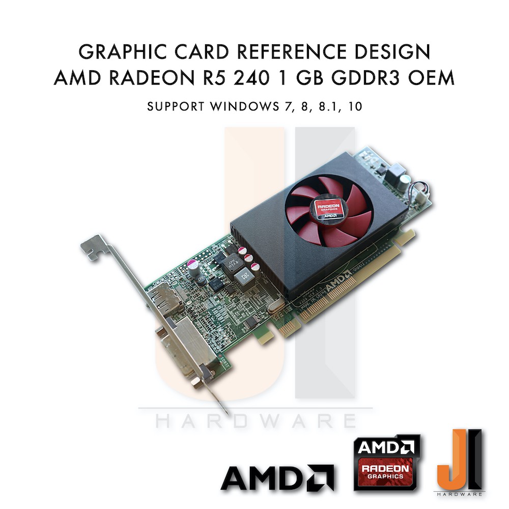AMD Radeon R5 240 1GB 64-Bit GDDR3 OEM (มือสอง) | Shopee Thailand