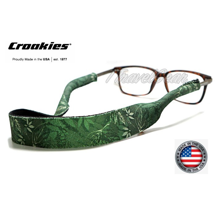 สายคล้องแว่นตา Croakies XL Print รุ่น Verdant | Shopee Thailand