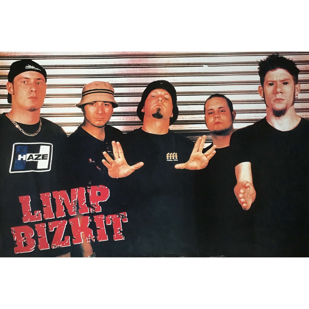 โปสเตอร์ Limp Bizkit (7แบบ) ลิมป์บิซกิต วง ดนตรี นูเมทัล อเมริกัน รูป ...