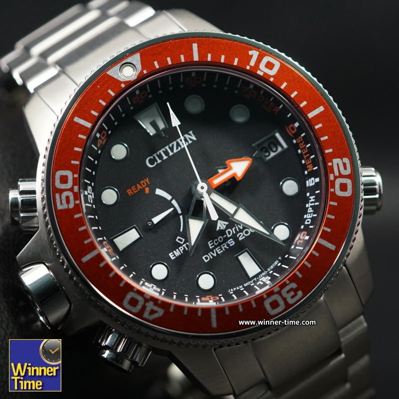นาฬิกา Citizen Divers Promaster Eco-Drive 200M Power Reserve Indicator ...