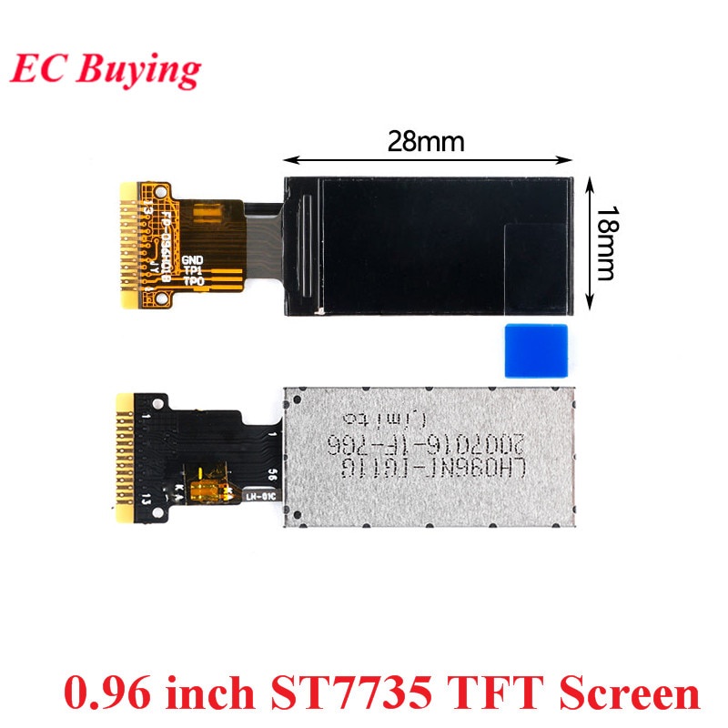 0.96" 0.96 นิ้ว IPS TFT LCD Full Color Display Screen โมดูล ST7735 ไดร ...