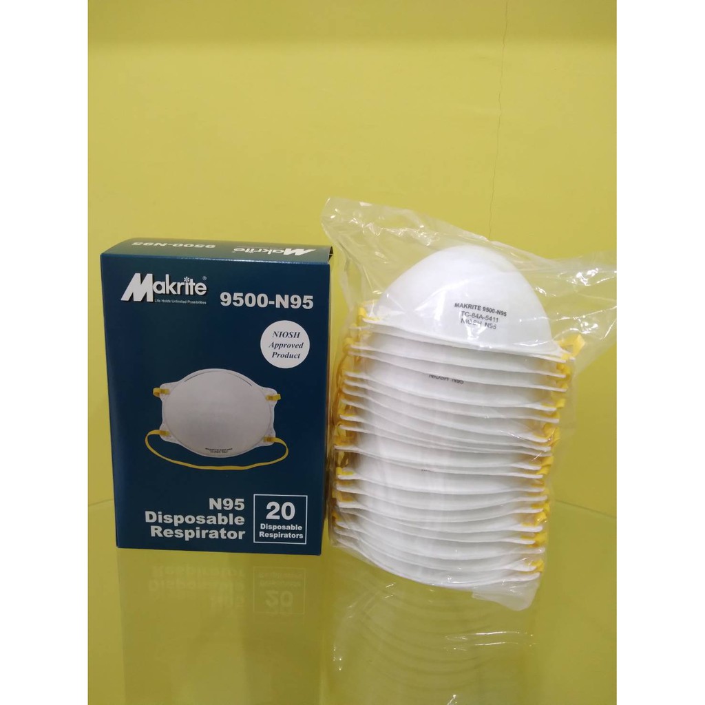 หน้ากาก Makrite N95 20ชิ้น /กล่อง | Shopee Thailand