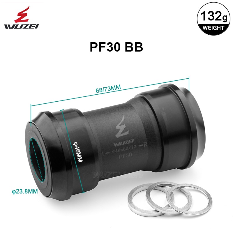 Wuzei SRAM DUB BB กระโหลกจักรยาน BSA เกลียวกลาง 68 73 มม. BB30 PF30 PF92 อะไหล่จักรยาน | Shopee ...