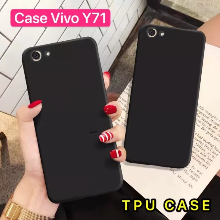 [ส่งจากไทย] Case Vivo Y71 เคสสีดํา สวยและบางมาก | Shopee Thailand