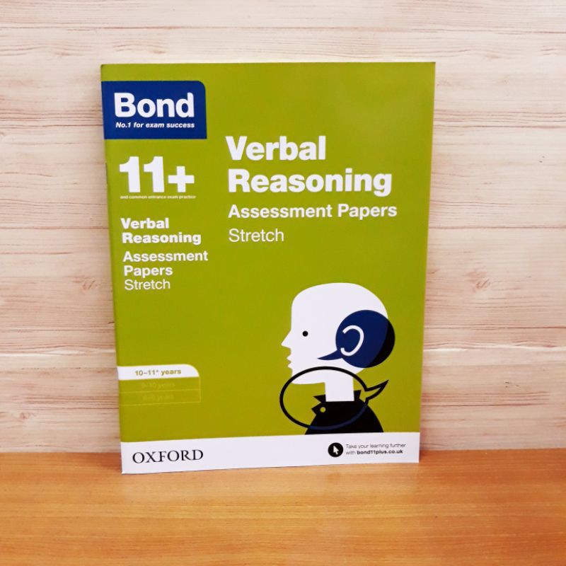 แบบฝึกหัด Bond11+ : Verbal Reasoning Assessment Papers Stretch | Shopee ...
