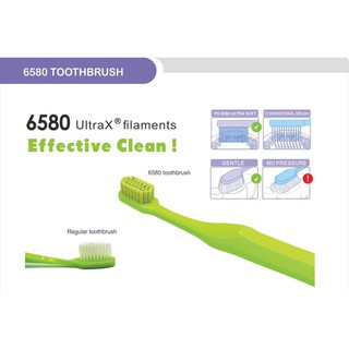 แปรงสีฟัน Pesitro Ultra Clean 6580 (Toothbrush 6580 Ultra Soft: PESITRO ...