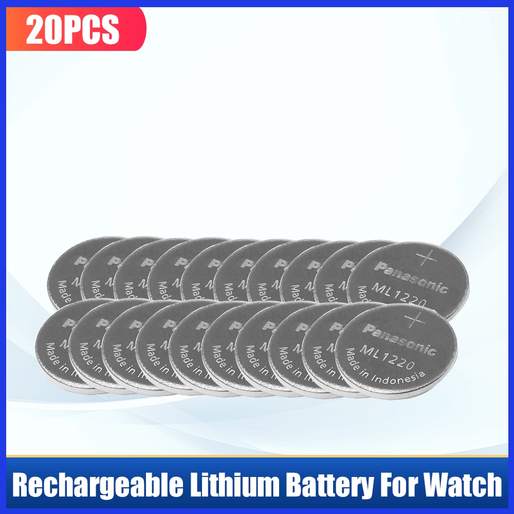 Panasonic ML 1220 ML1220 3V Lithium Rechargeable Battery For Watch ...