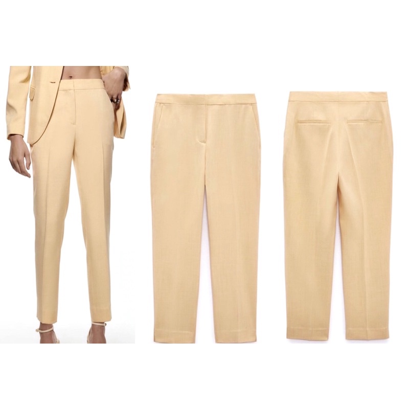 ZARA Smart Basic Trouser | Shopee Thailand