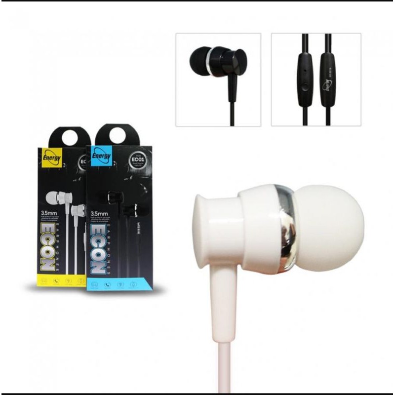EC01 : หูฟัง STUDIO EARPHONE ECON 3.5mm | Shopee Thailand