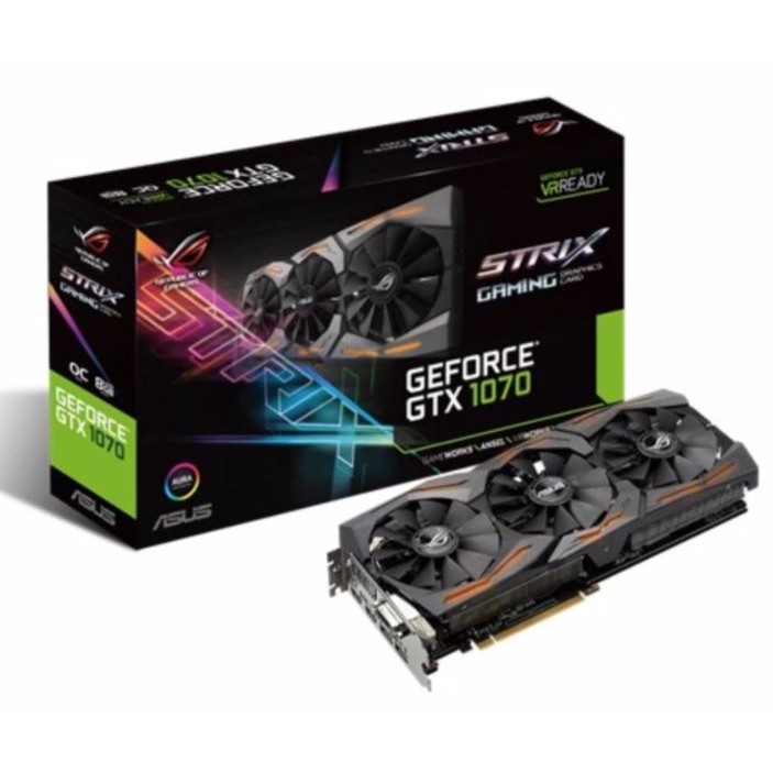 ASUS ROG Strix GeForce® GTX 1070 OC edition 8GB/GDDR5/256 bit | Shopee ...