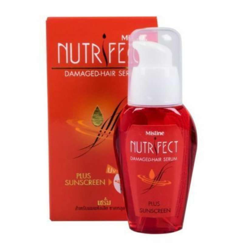 Mistine Nutrifect Damaged-Hair Serum plus Sunscreen 30ml. เซรั่มบำรุง ...
