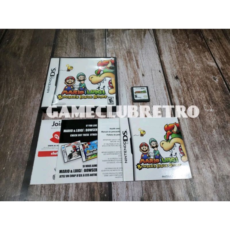 Mario Luigi Bowser's Inside Story Nintendo DS | Shopee Thailand