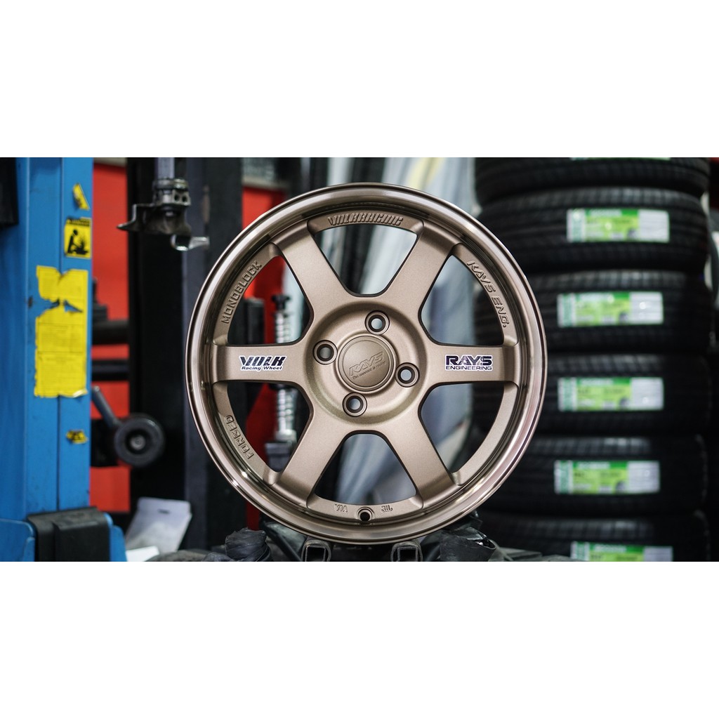 ล้อเบา TE37 15x7 et35 Flowforming หนักแค่ 4.5 กก. งาน Kays 4วง | Shopee Thailand