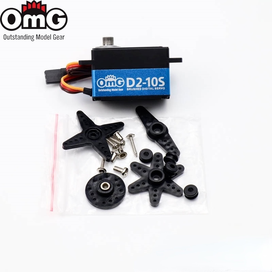 Omg D2-10S แปรงเซอร์โวดิจิทัล มอเตอร์เซอร์โวดิจิทัล 10 กก. สําหรับรถบังคับ | Shopee Thailand