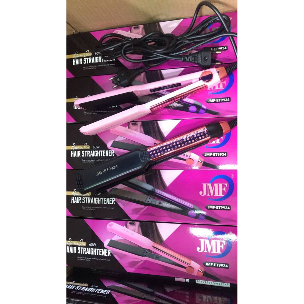 สินค้าเข้ามาแล้วจ้า ที่หนีบผมหยักยกโคนผม รุ่น jmf-ET9934 สีดำ | Shopee Thailand