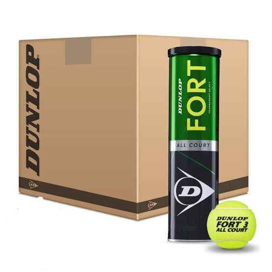 DUNLOP FORT TENNIS BALLS CONTENTTS 4 ต้นฉบับ 100% | Shopee Thailand